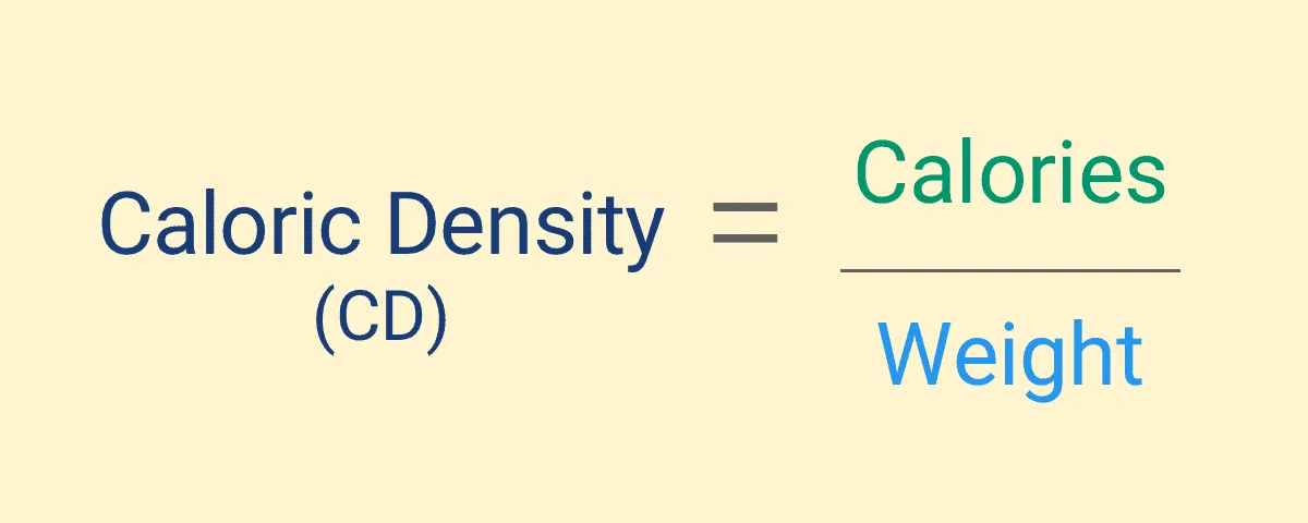 Calorie density: What is it and how can it help you lose weight?